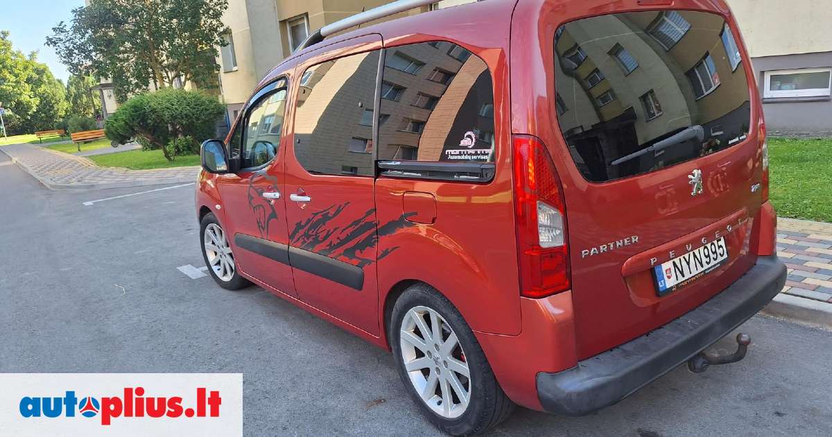 Peugeot Partner, 1.6 l., mpv / minivan 2009-06 m., | A28952513
