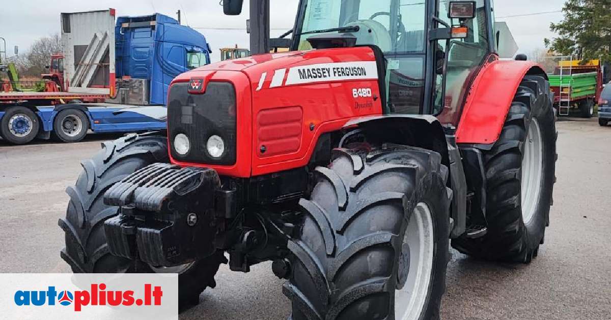 Massey Ferguson 6480, tractors 2003 m., | A28959147