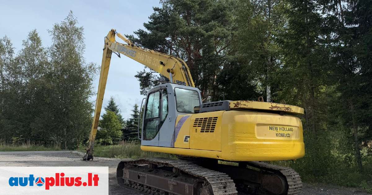 New Holland E 215+16.5M BOOM, ekskavatori 2005 m., | A28969561