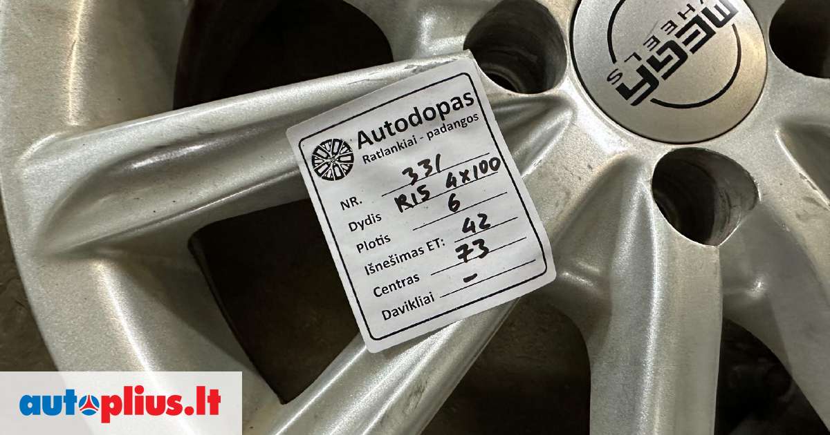 MEGA WHEELS, light alloy, R15 | A28987097