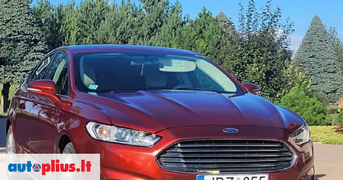 Ford Fusion, 1.5 l., saloon / sedan 2014-08 m., | A29058461