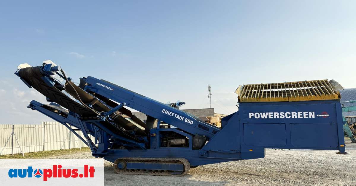 Power screen Chieftain 600, drupinātāji / sijātāji 2006 m., | A29060561