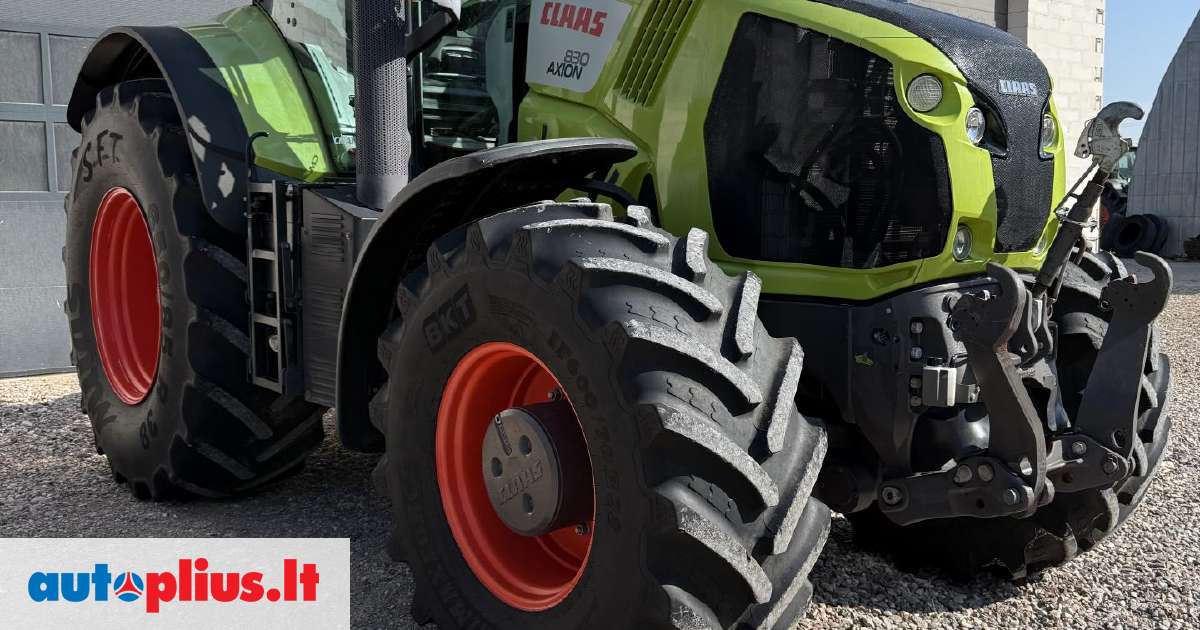 Claas Axion 830 CMATIC, traktoriai 2015 m., | A29076517