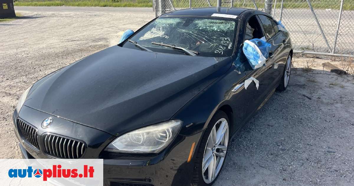 BMW 640 Gran Coupe Komplektinis priekis kebulo dalys 2015-02 m ...