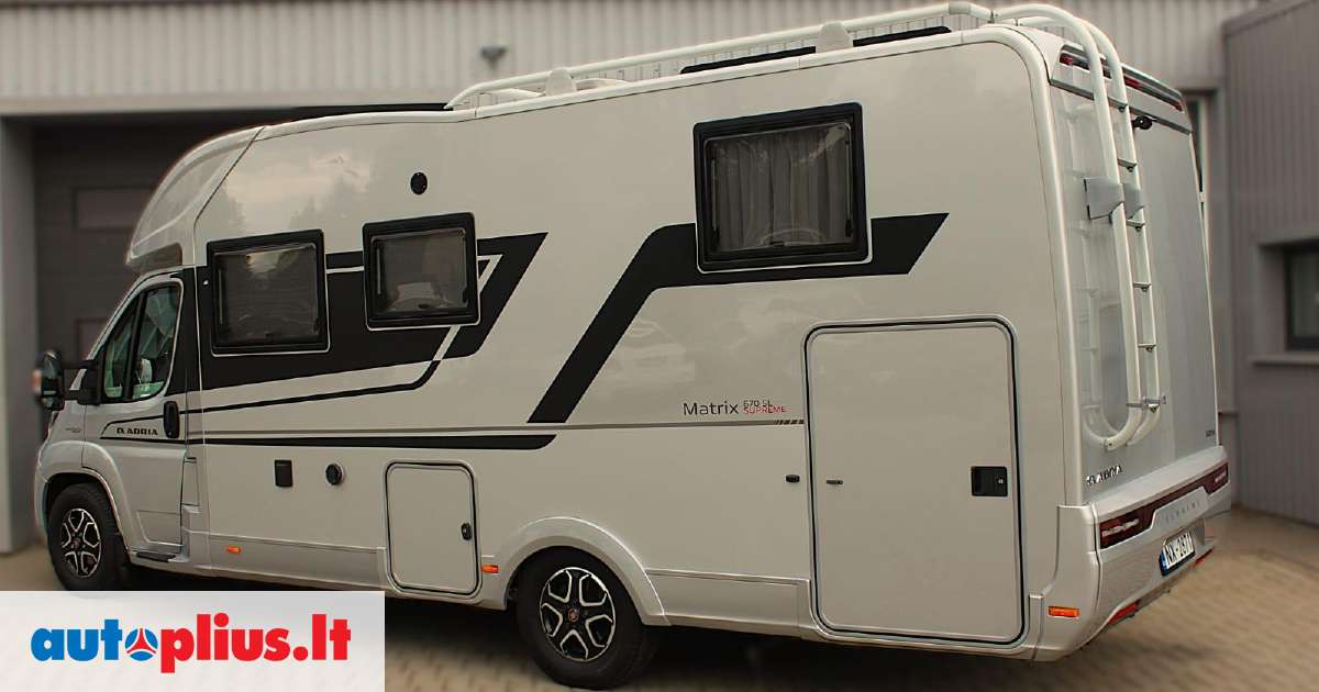 Adria Matrix 670 SL Supreme, turistiniai automobiliai 2021-12 m ...