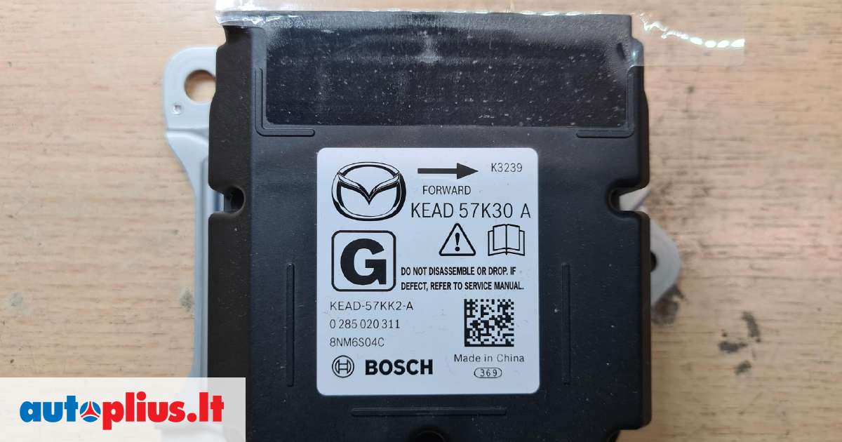 Mazda CX-3 R7f701330a secured locked b1193 crash event storage full ...