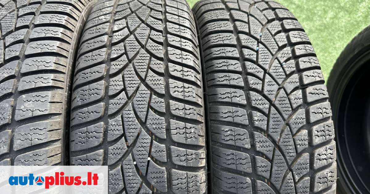 Dunlop 7mm, beveik naujos 2024 metu, žieminės 185/50 R17 | A29145615