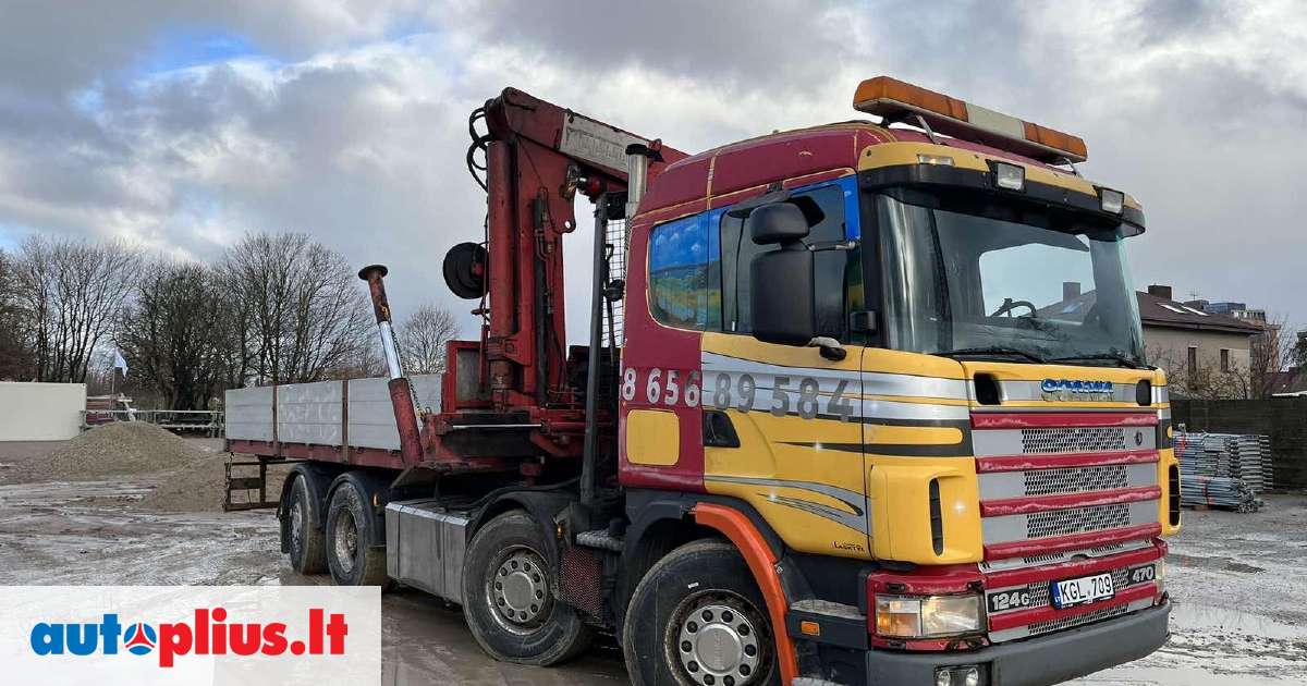 Scania R 124 GB, crane trucks 2003 m., | A29150667