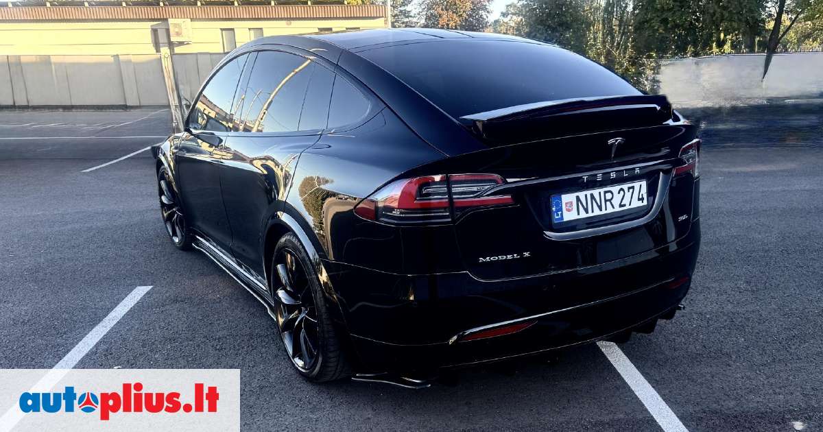 Tesla Model X, 90 kWh, visurgājējs / krosovers 2016-05 m., | A29191791
