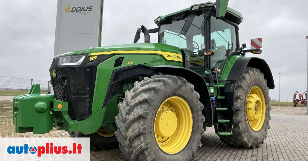 John Deere 8R410, traktoriai 2021 m., | A29206801