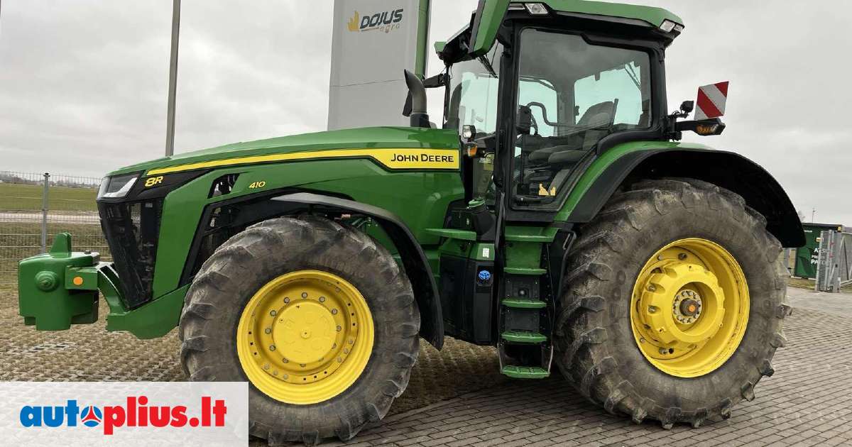 John Deere 8R410, traktoriai 2021 m., | A29206801
