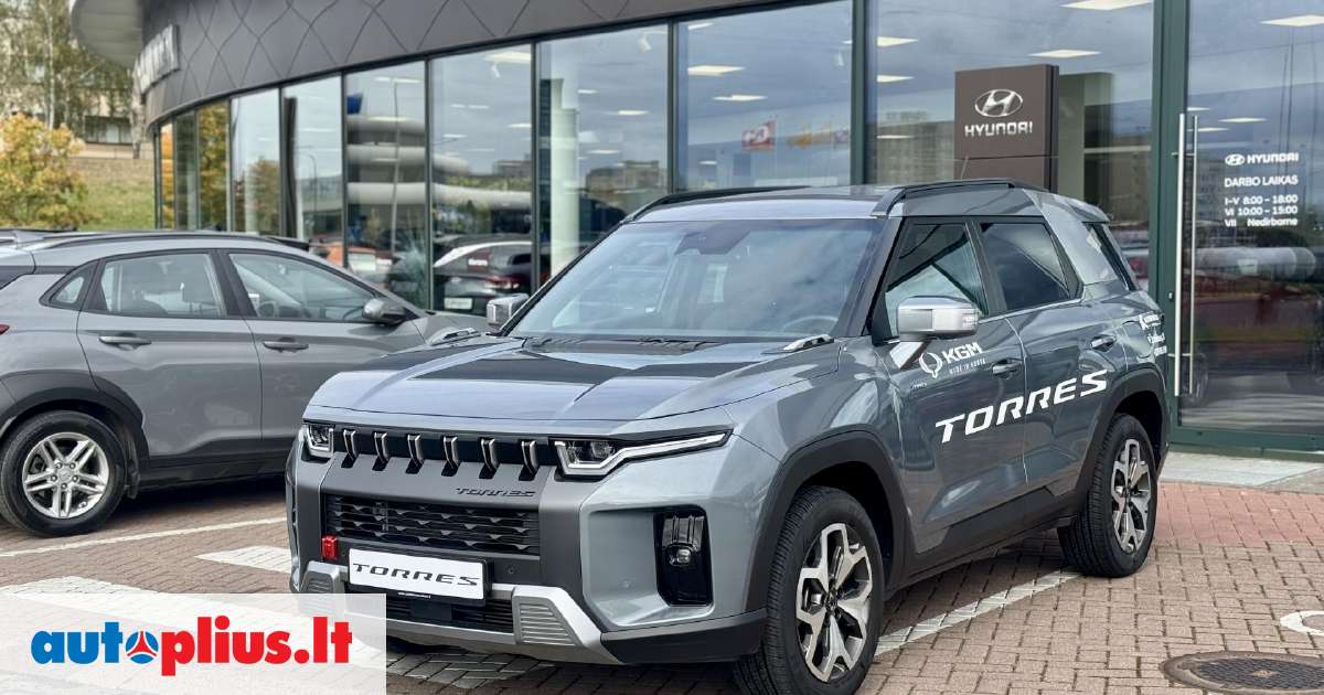 Kgm ssangyong torres, Naudoti automobiliai | Autoplius.lt