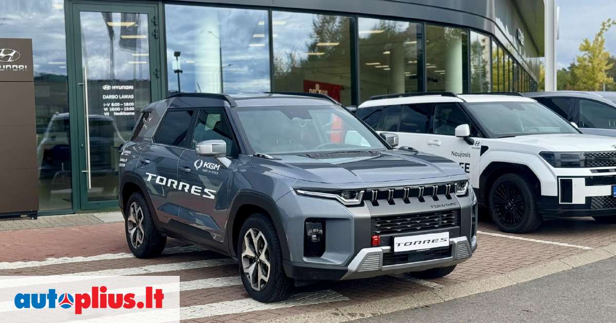 Kgm ssangyong torres, Naudoti automobiliai | Autoplius.lt