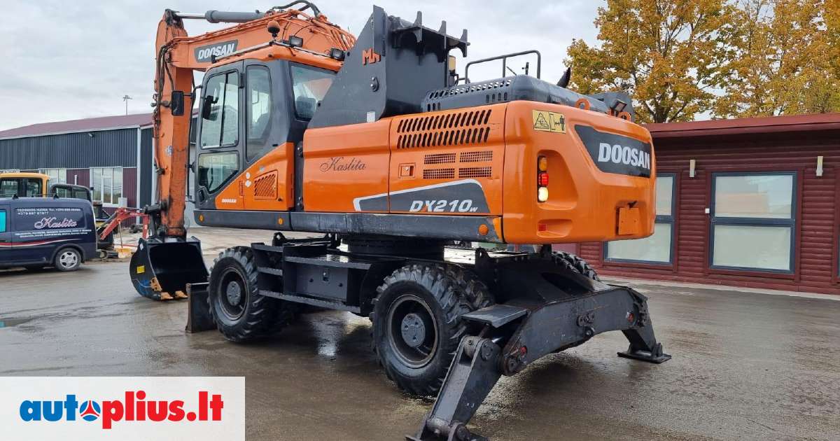 Doosan DX 210 W-5, ekskavatoriai 2018 m., | A29293118