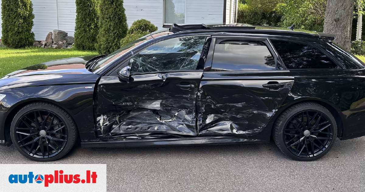 Audi A6 Europa s line techninė automobilio būklė labai gera originali ...