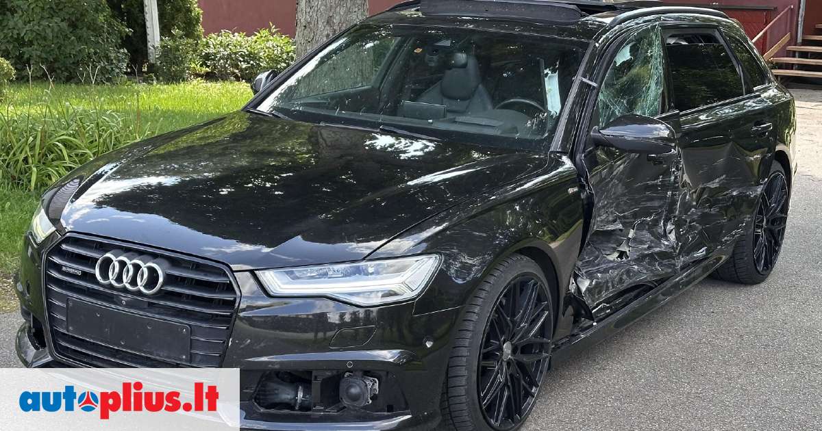 Audi A6 Europa s line techninė automobilio būklė labai gera originali ...