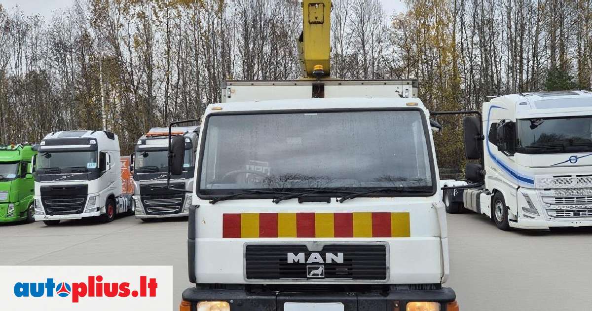 MAN LE 220C + Sky King 179TV, automobiliniai bokšteliai 2000-02 m ...