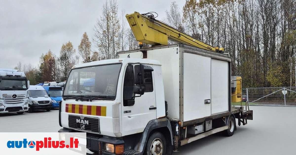 MAN LE 220C + Sky King 179TV, automobiliniai bokšteliai 2000-02 m ...