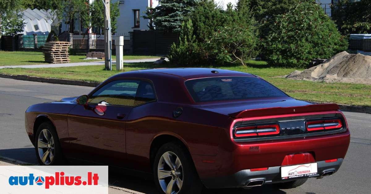 Dodge Challenger, 3.6 l., kupė (coupe) 2019 m., | A29419940