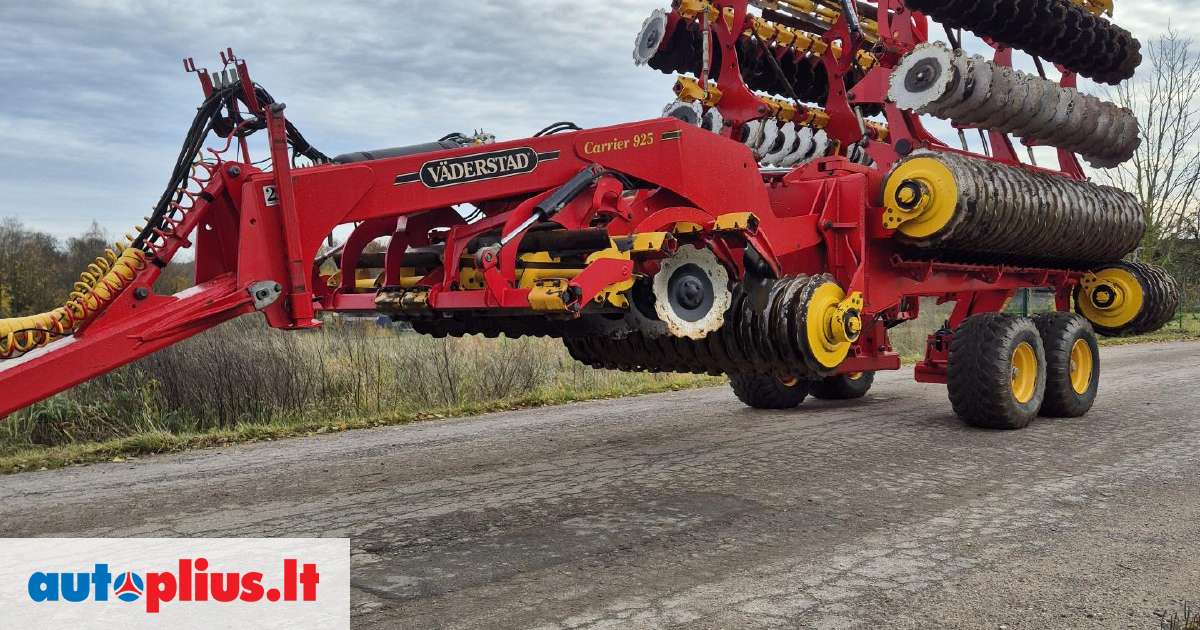 Vaderstad CR 925, skutikai, purentuvai 2017 m., | A29422284