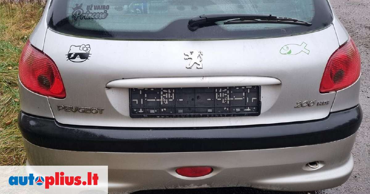 Peugeot 206 Tvarkingas kebulas svarus variklis 2005 m., | A29450290