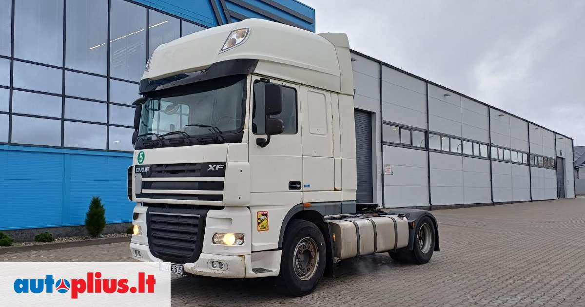 DAF DAF DAF XF 105 460 ATE SSC Retarder, 2 miegamosios vietos 2012-10 m ...