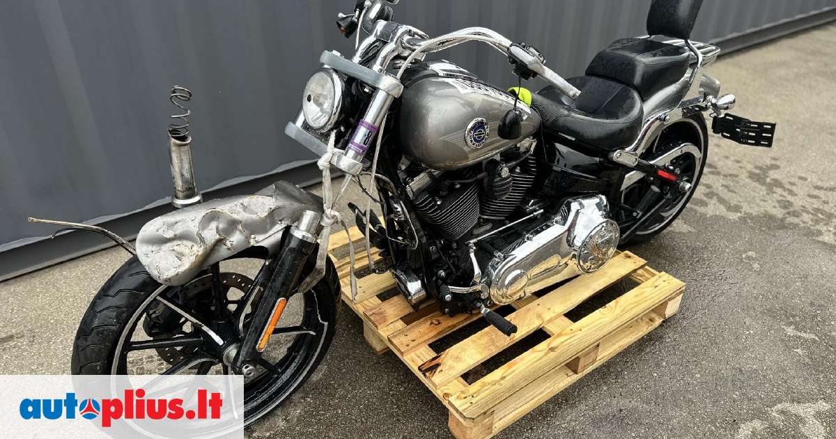 Harley-Davidson BREAKOUT 1688cc, čioperiai / kruizeriai / custom 2016 m ...