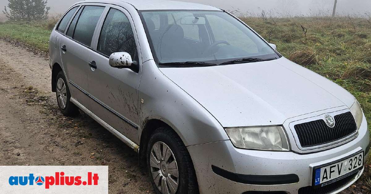 Skoda Fabia Azq variklis iš kebulo geras priekis variklio dangtis ...