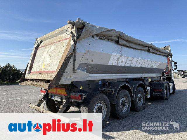 Kässbohrer Semitrailer Tipper Steel half pipe body, pašizgāzēji 2020-05 ...