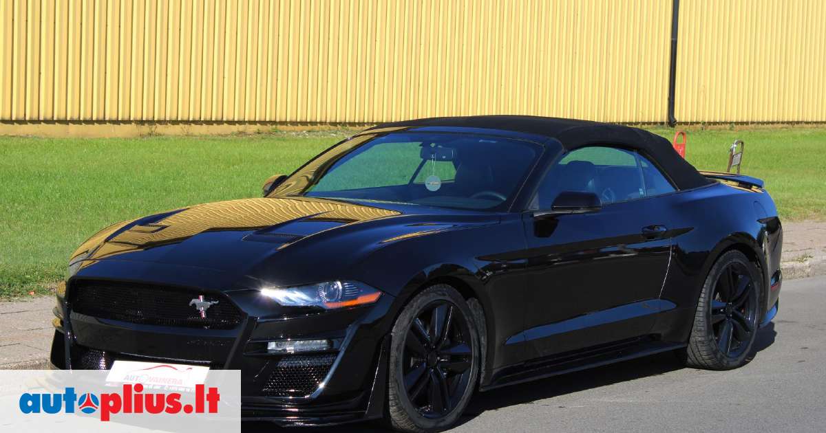 Ford Mustang, 5.0 l., kabrioletas 2019 m., | A29498972
