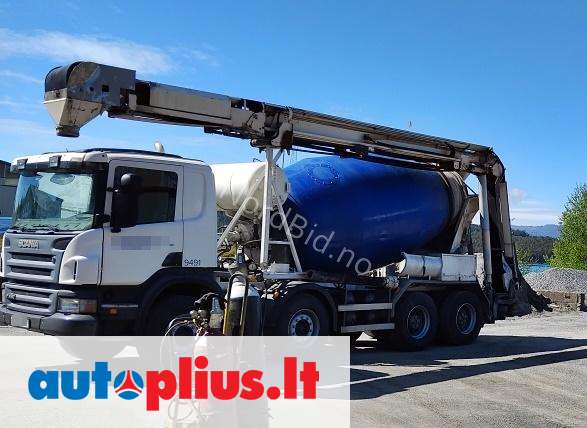 Scania P420 *8x4 *INTERMIX 9m3 *16m TRANSPORTERIS * LINGĖS *MECHANIKA ...