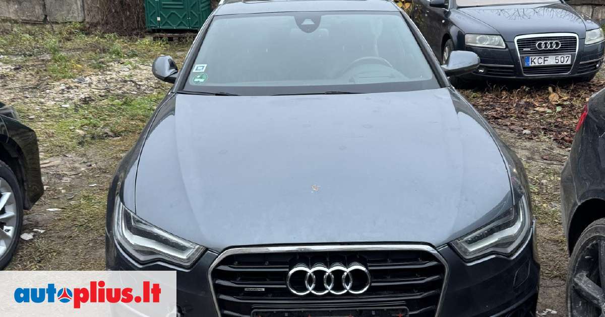 Audi A6 Dalimis 3 0 biturbo variklis cgqb spalva lz7s dėžė 2013-07 m ...