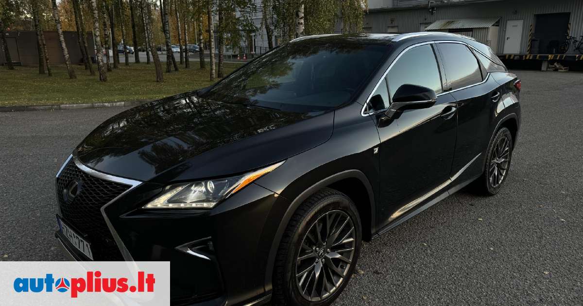 Lexus RX 350, 3.5 l., visureigis / krosoveris 2016-06 m., | A29518418