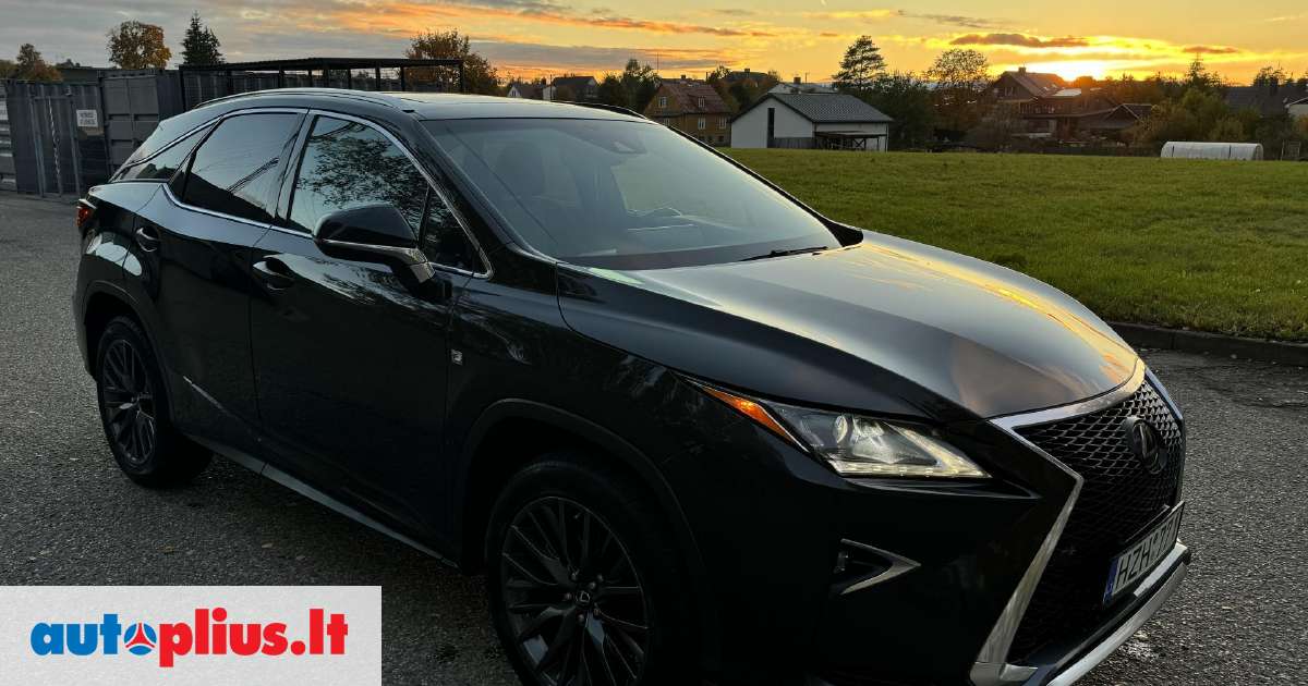 Lexus RX 350, 3.5 l., visureigis / krosoveris 2016-06 m., | A29518418