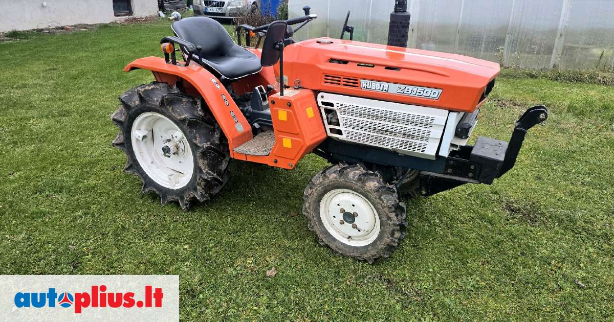 Kubota ZB1500, traktoriai 1985 m., | A29523478