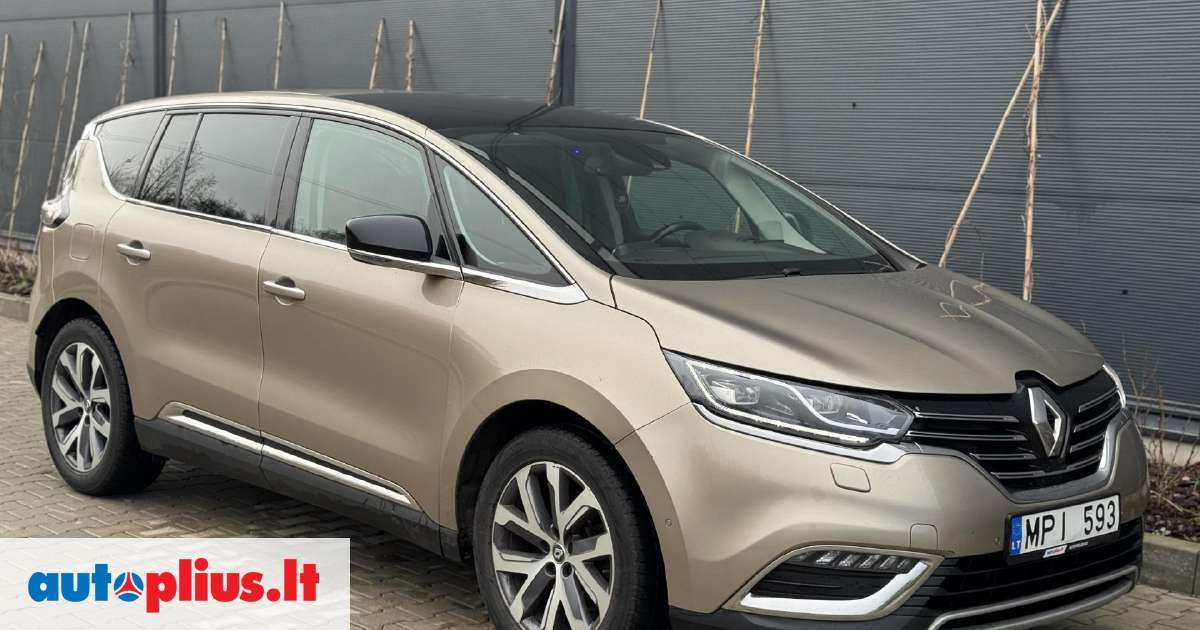 Renault Espace, 1.6 l., mpv / minivan 2015 m., | A29528800