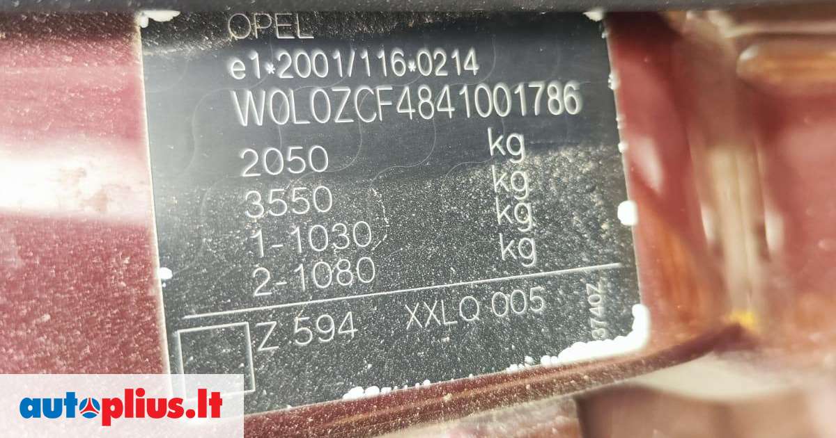 Opel Signum Opel signum 2003m dyzelis 2200cm3 114kw dalimis variklis ...