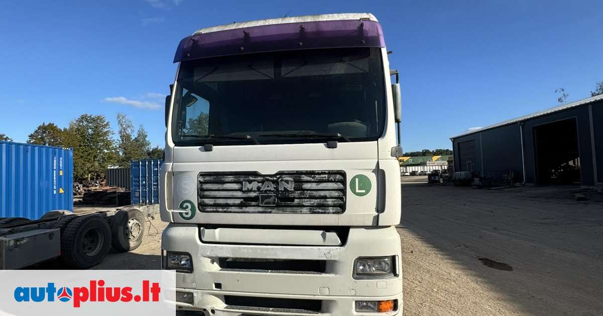 MAN TGA 18.410, vilkikai 2001-11 m., | A29541281