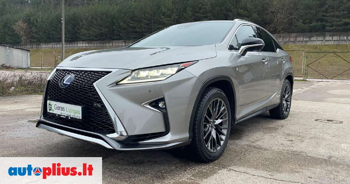 Lexus RX 450h, 3.5 l., off-road / crossover 2019-10 m., | A29564287