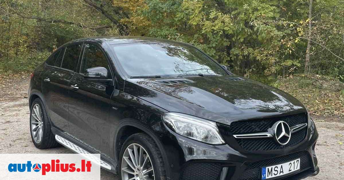 Mercedes-Benz GLE Coupe 450, 3.0 l., visureigis / krosoveris 2016 m ...