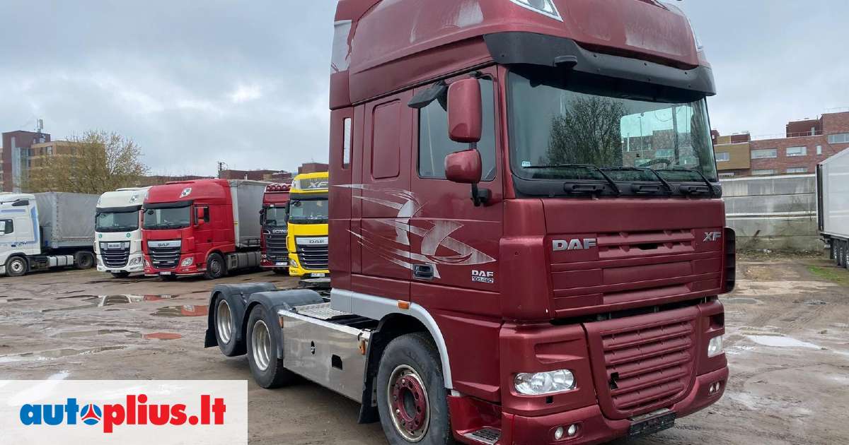 DAF XF 105.460 6x2, double sleeper 2011-12 m., | A29579043