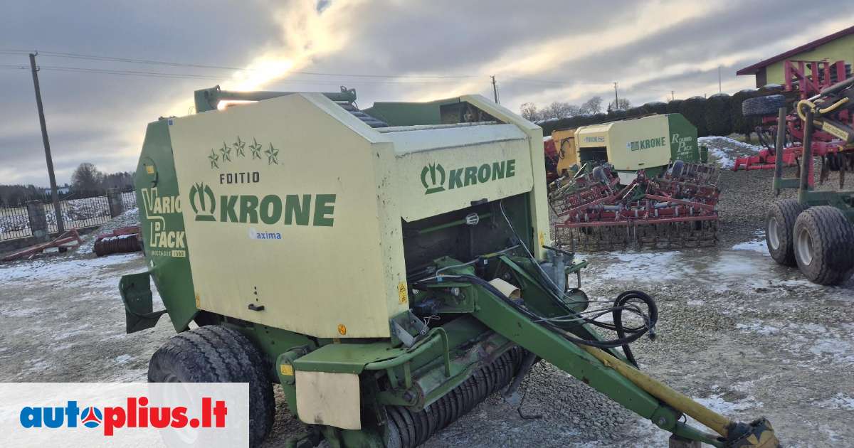 Krone 1500 Vario Pack, presai 2008 m., | A29582199
