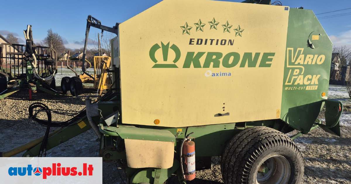 Krone 1500 Vario Pack, presai 2008 m., | A29582199