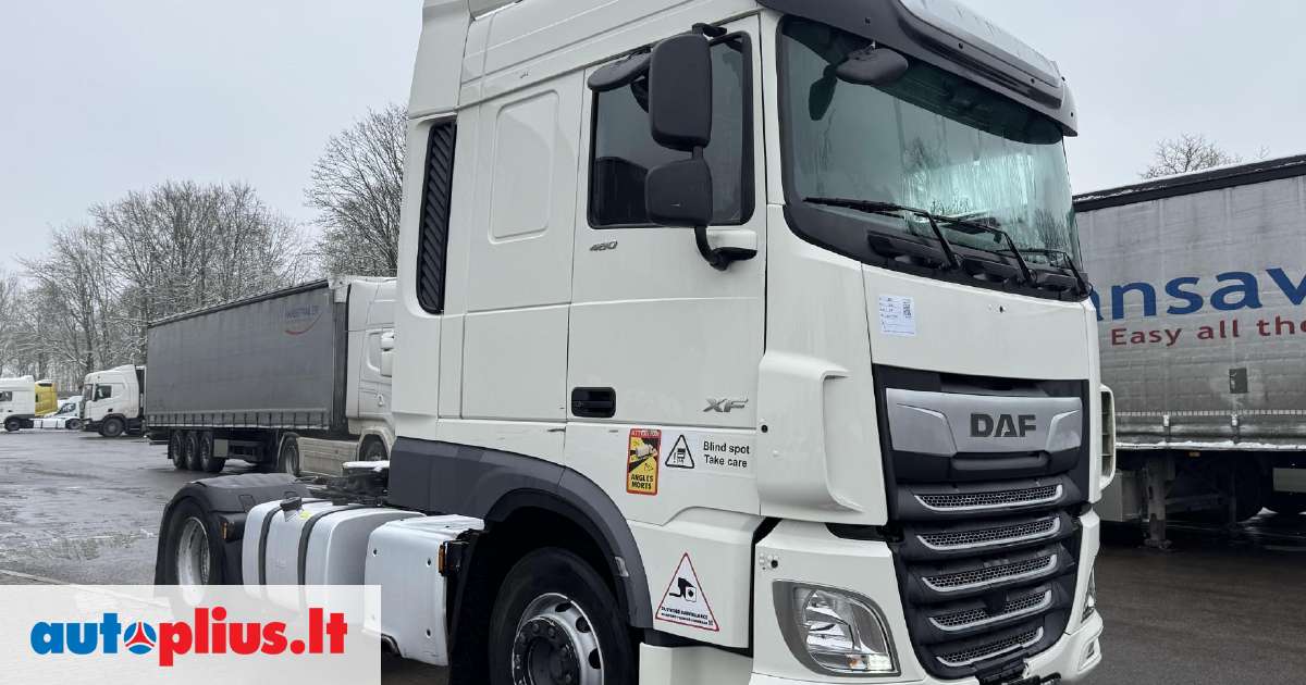 DAF XF 480 FT, double sleeper 2018-09 m., | A29582585