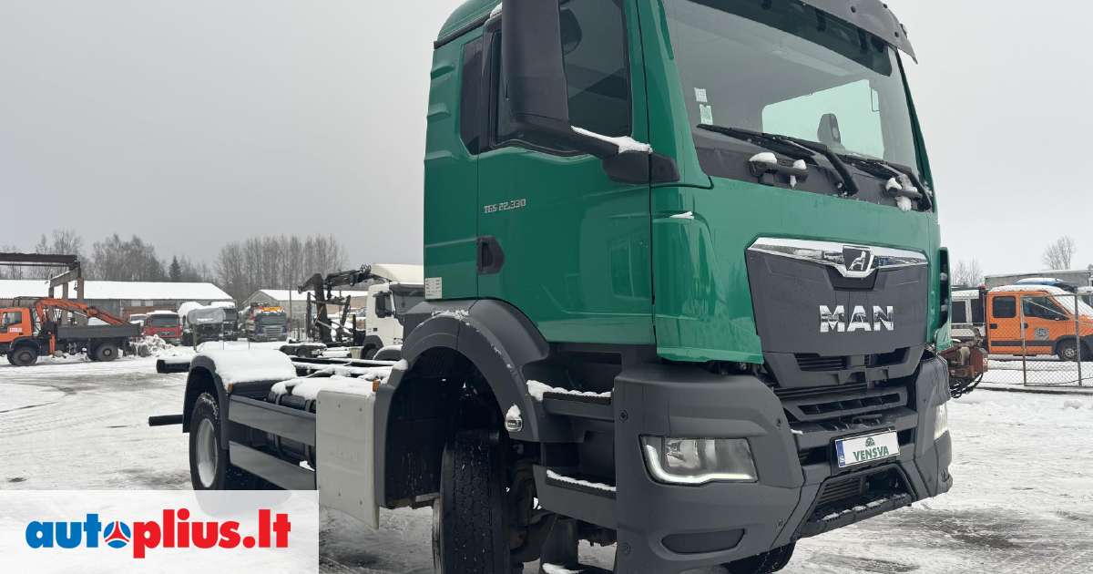 MAN TGS 22.330 4x4 EURO 6, važiuoklės 2021-09 m., | A29597509