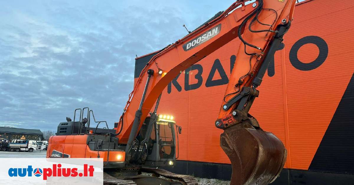 Doosan DX 340 LC-5, экскаваторы 2017-01 m., | A29609107