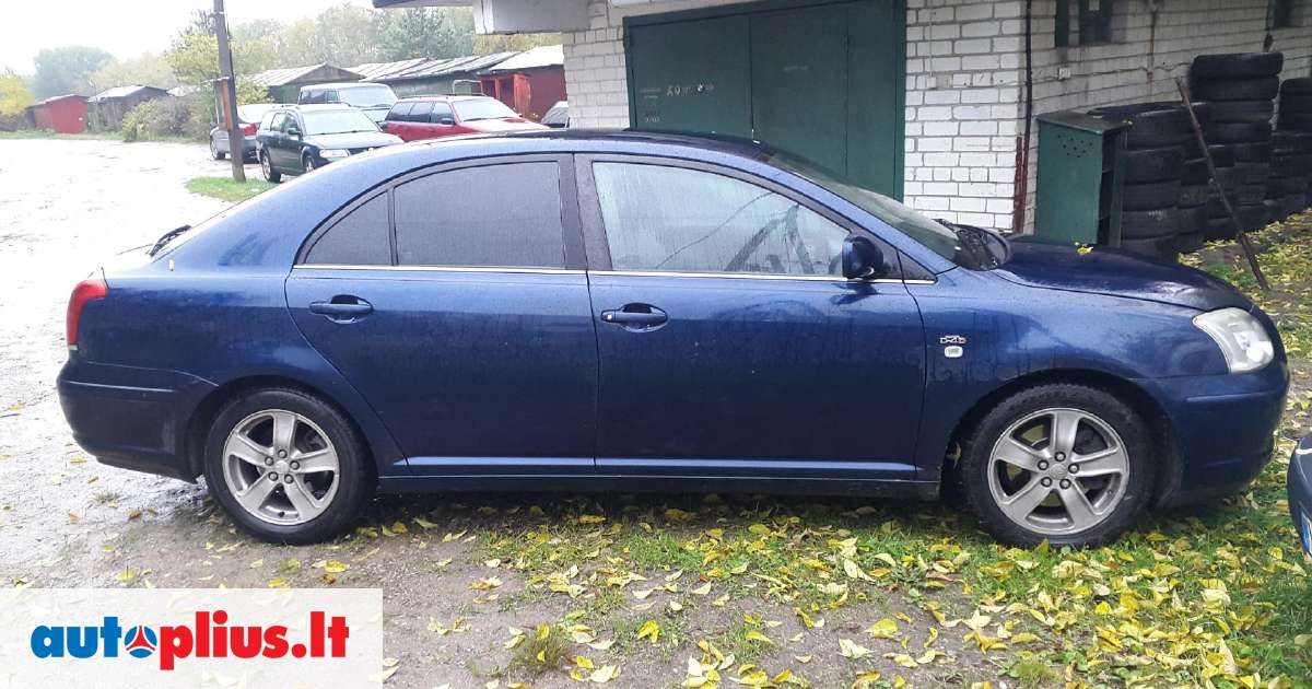 Toyota Avensis, 8P4 2.0D-4D 1CD-FTV, rezerves daļās. Mėlynas 8p4 dark ...
