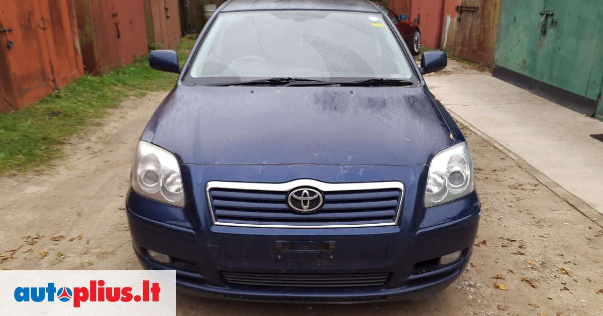 Toyota Avensis, 8P4 2.0D-4D 1CD-FTV, rezerves daļās. Mėlynas 8p4 dark ...