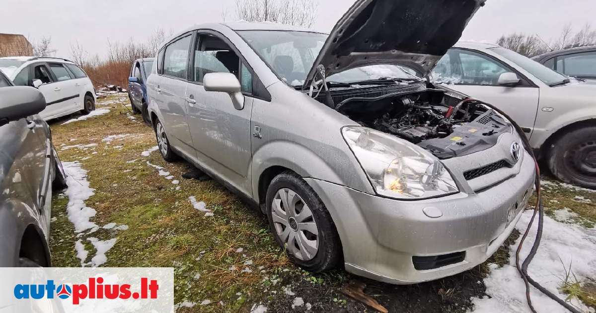 Toyota Corolla Verso dalimis. 2025 12 29 pigios dalys utenoje ...
