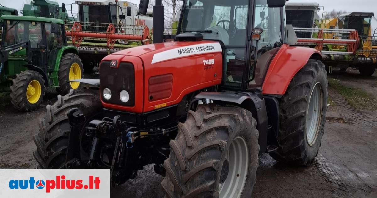 Massey Ferguson 7495, traktori 2006-12 m., | A29627393
